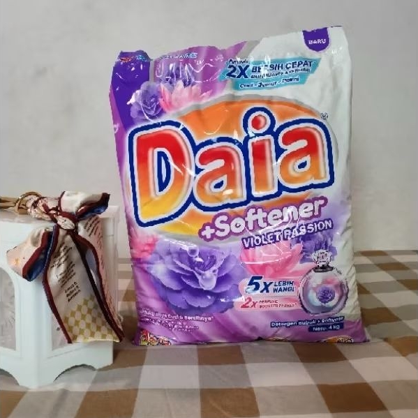 Jual Wings Detergen Bubuk Daia Violet 4Kg | Shopee Indonesia