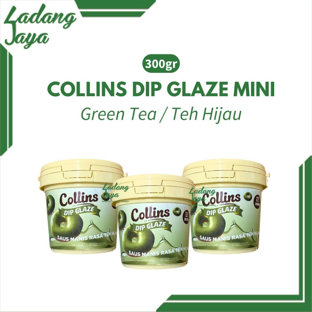 Jual Collins Dip Glaze Teh Hijau/ Green Tea / Matcha 300gr | Shopee ...