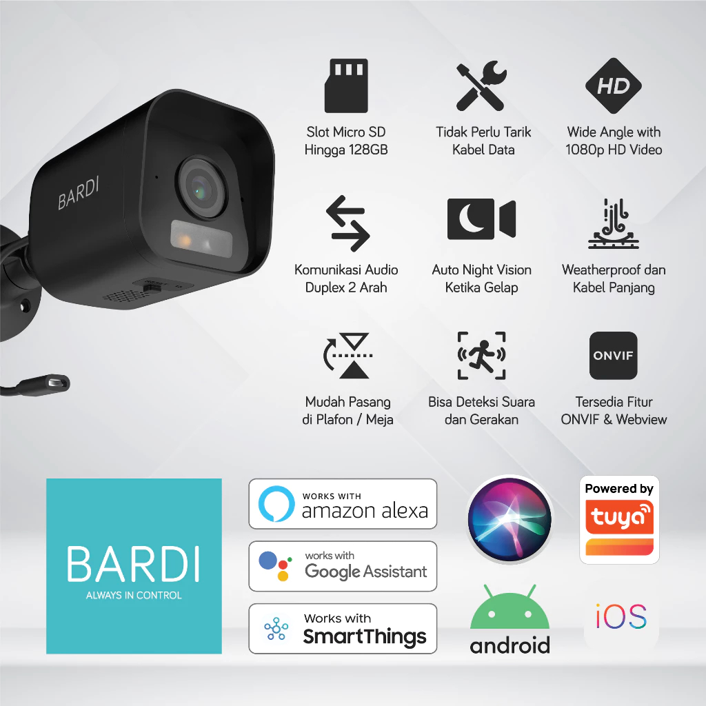 Jual BARDI IP Camera Outdoor Static (Lite Version) | Shopee Indonesia
