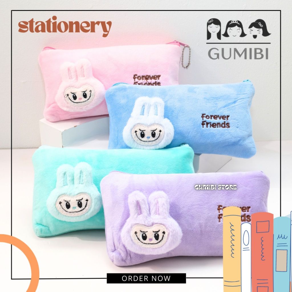 Jual KOTAK PENSIL BONEKA FOREVER FRIENDS LABUBU TEMPAT PENSIL KAIN ...