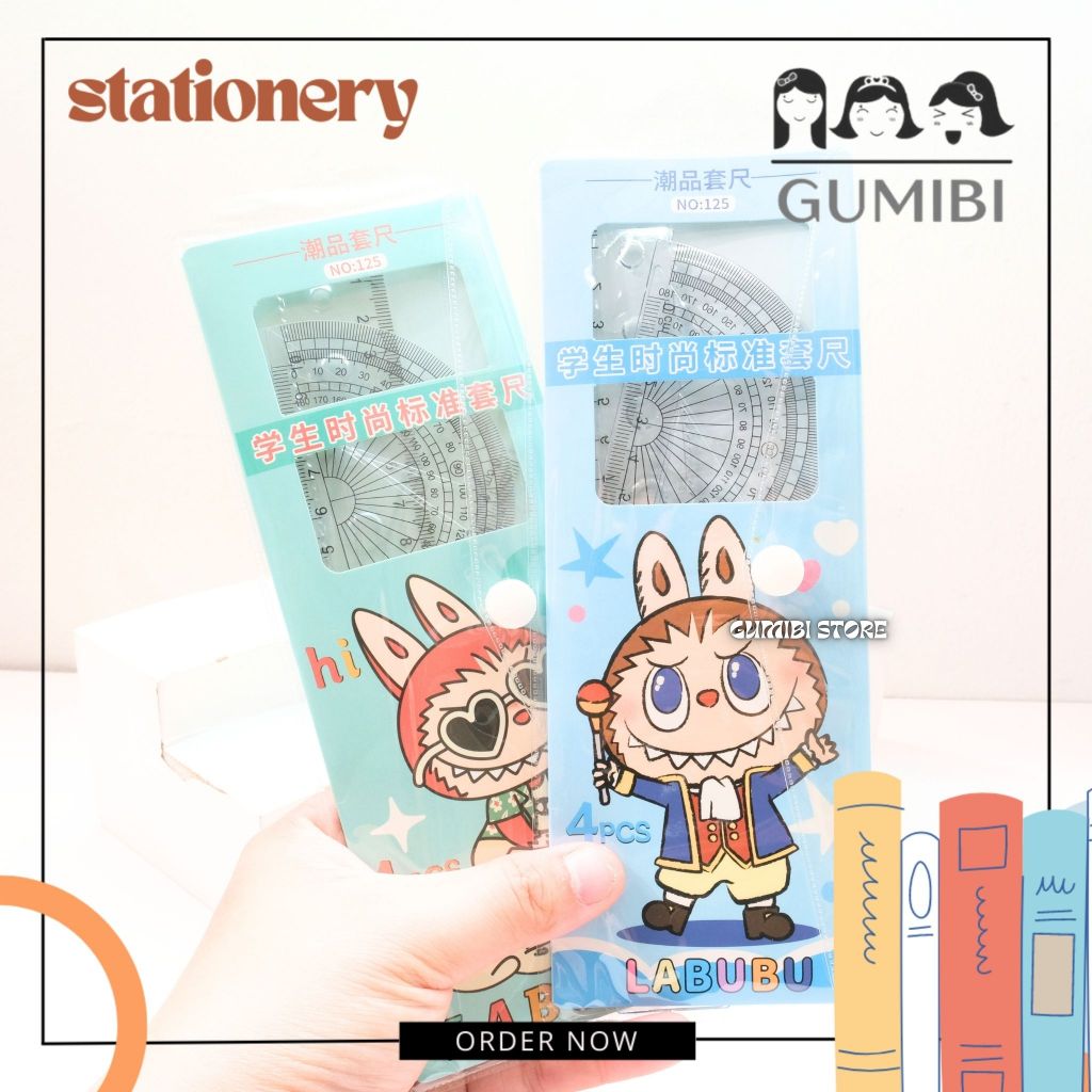 Jual PENGGARIS SET LABUBU PENGGARIS 4 IN 1 LABUBU 1 PAKET PENGGARIS ...