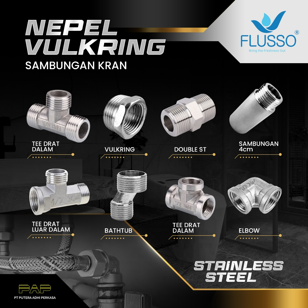 Jual Nepel Volk Ring 3/4" M x 1/2" Sambungan Sok Keran Kran Nepel ...