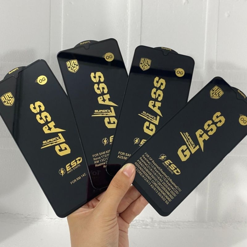 Jual PER BOX 10 PCS PERSAMAAN TG STATIC TEMPERED GLASS ANTI STATIC SUPER X OG XIAOMI REDMI 15 ...