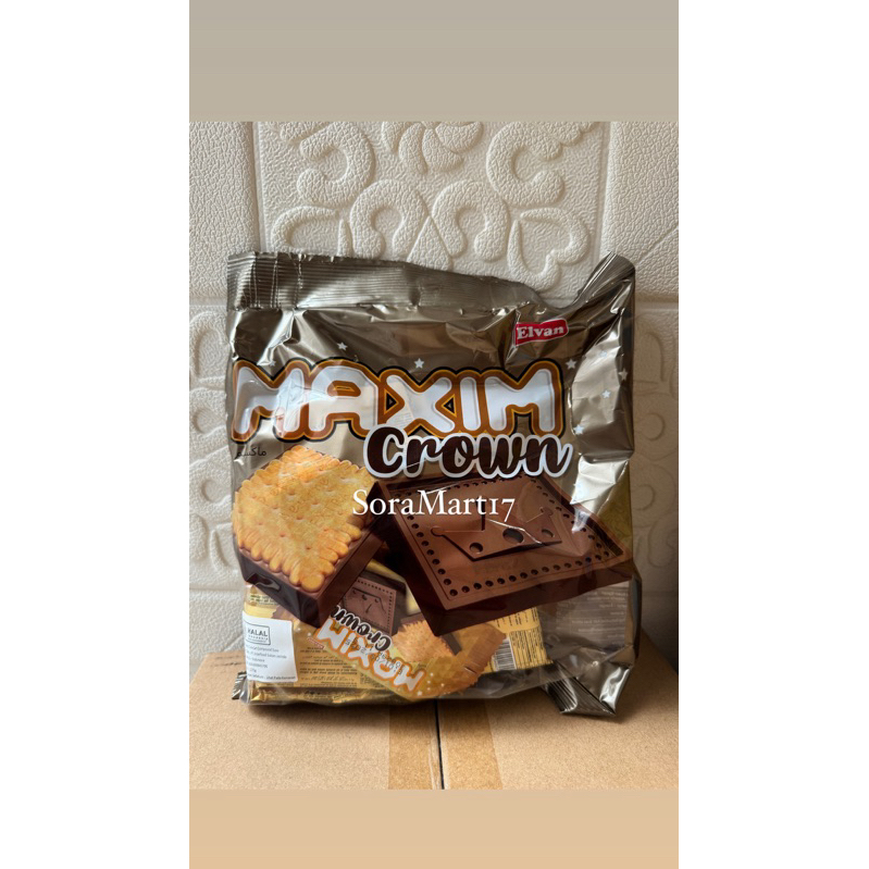 Jual Elvan Maxim crown Biskuit Lapis Coklat | Shopee Indonesia