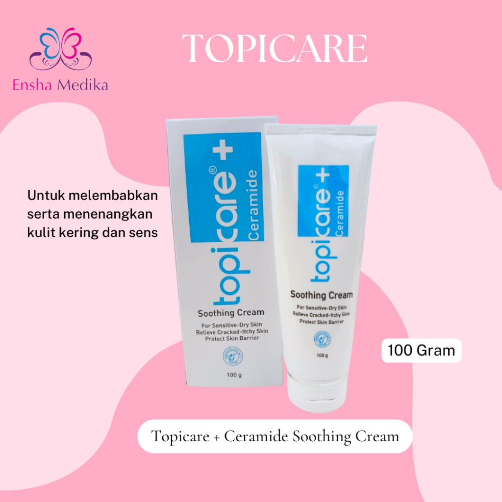 Jual Topicare + Ceramide Soothing Cream 100 g - Mengurangi Rasa Gatal ...