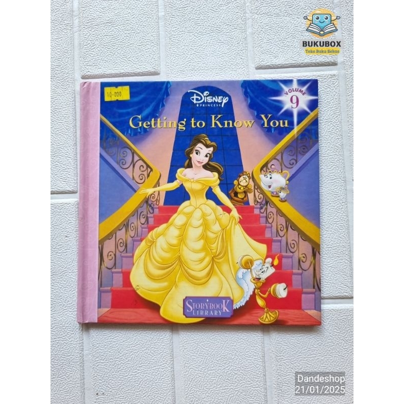 Jual Disney Princess Getting To Know You - Storybook Library #9 _ BAHASA INGGRIS - Buku Cerita ...