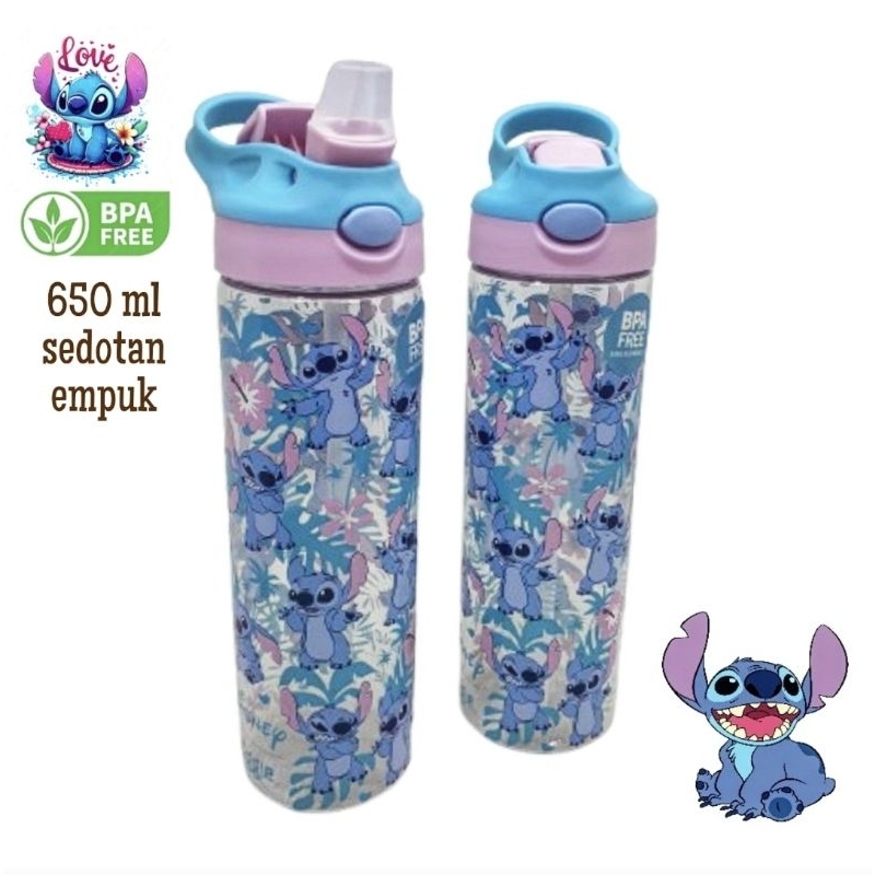 Jual botol minum anak Stitch sedotan | Shopee Indonesia