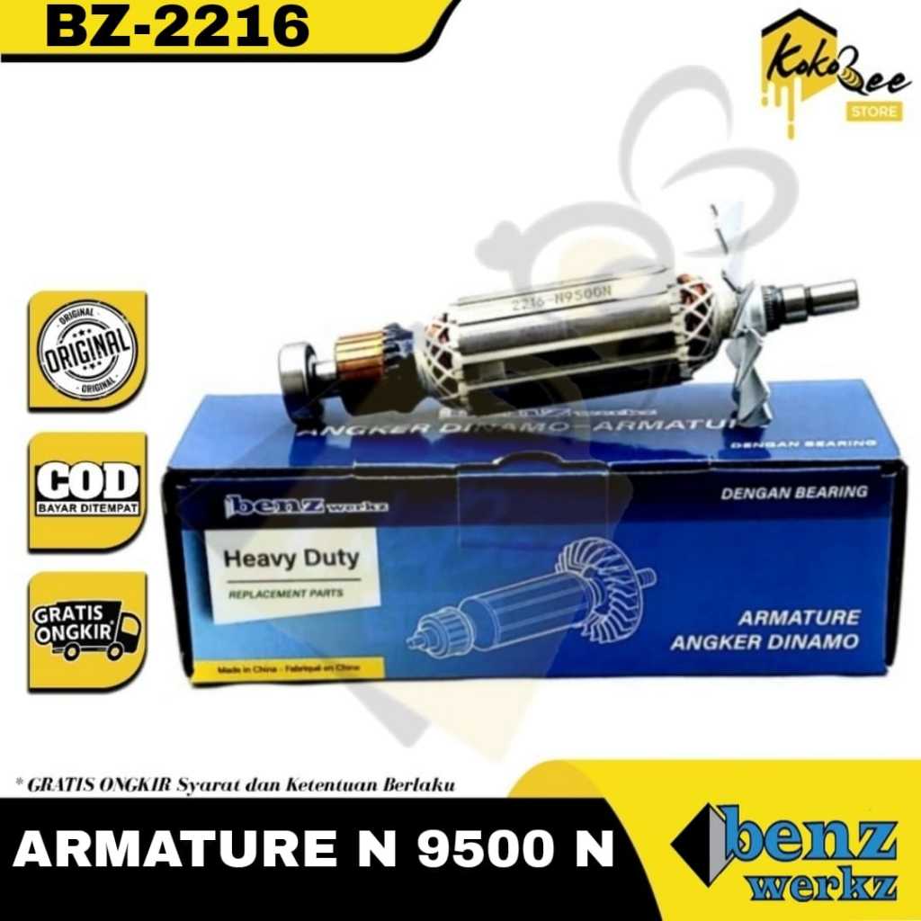 Jual BENZ WERKZ Armature Untuk N 9500 N Angker Dinamo Mesin Gerinda ...
