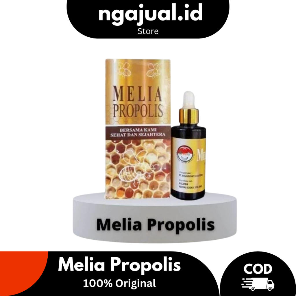 Jual Melia Propolis AntiBiotik Alami Original Ada Barcode 55ML | Shopee ...