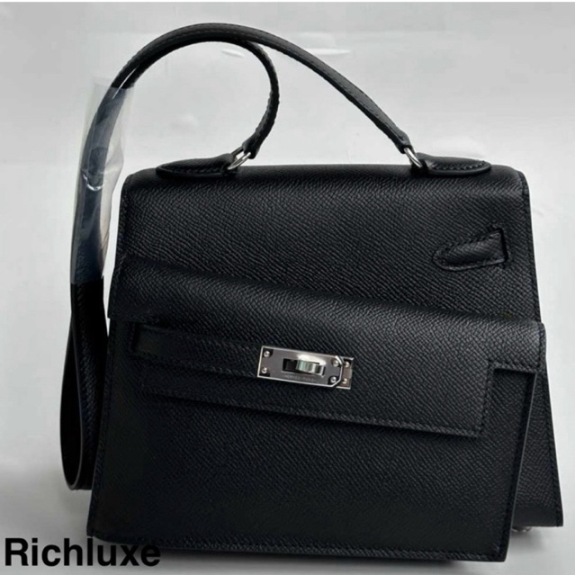 Jual Tas Kelly Desorder 20/tas kelly nagita Black Epsom Full Handmade ...