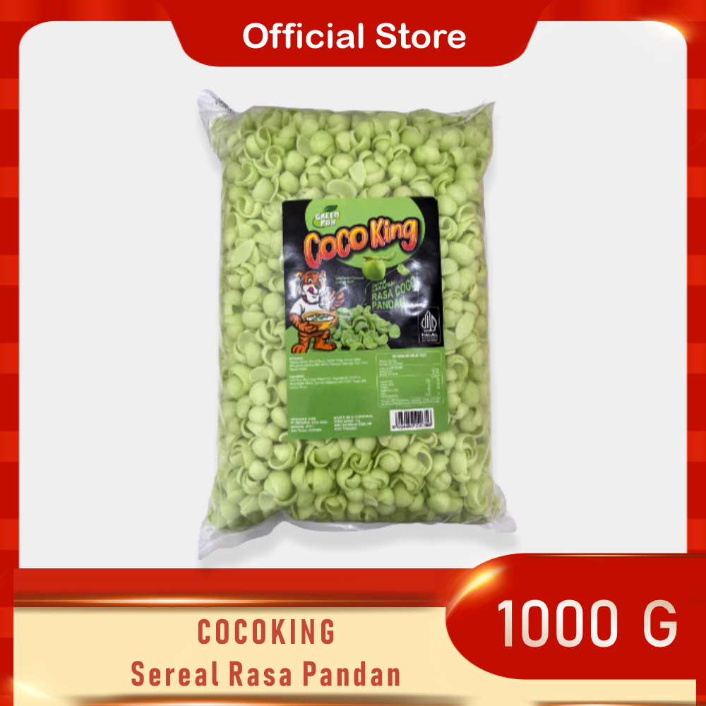 Jual Coco King Makanan Ringan Sereal Rasa Pandan 1 kg | Shopee Indonesia