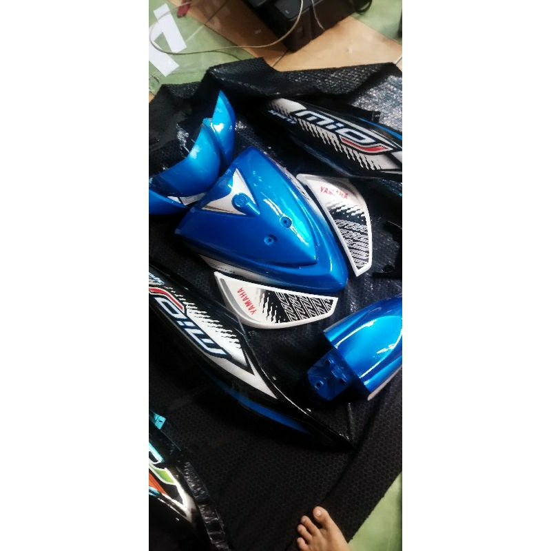 Jual full body mio j hitam, biru, putih fles strifing | Shopee Indonesia