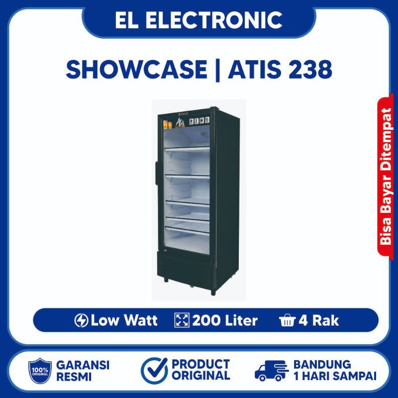 Jual SHOWCASE FRIGIGATE SCA 200 ATIS 238 Lemari kaca pendingin kulkas ...