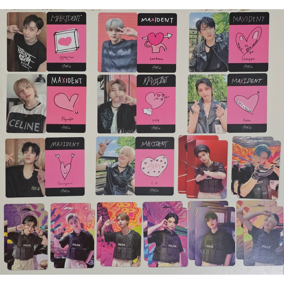 Jual [BOOKED!] Stray Kids SKZ Maxident PVC Police Lucky Draw Soundwave ...