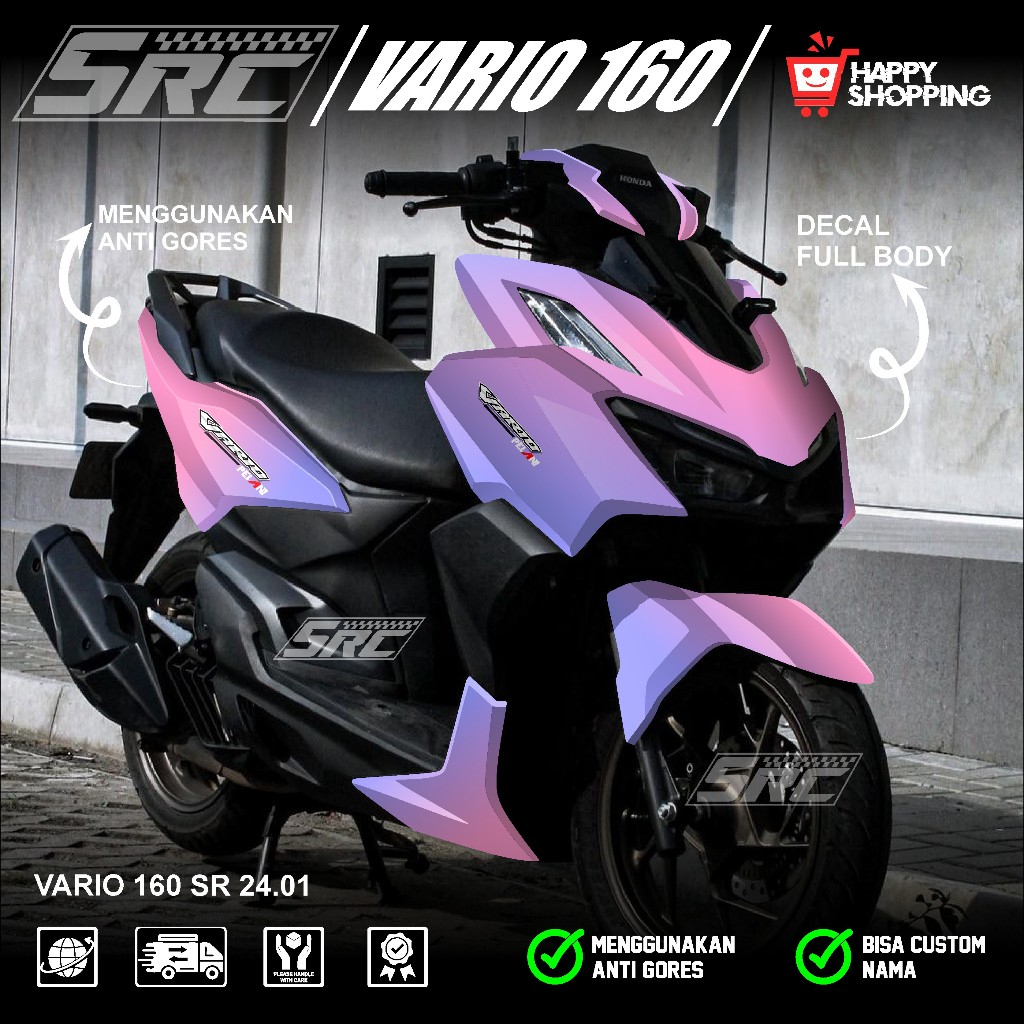 Jual COD Sticker Decal Full Body Honda Vario New 160 2022 2023 2024 2025 Sticker Full Body Honda ...