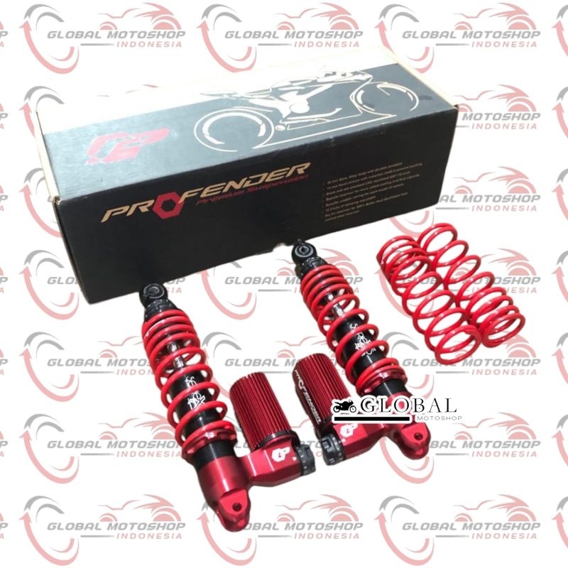 Jual Shock Profender X Series Yamaha Nmax Ukuran 335 Mm Red Series ...
