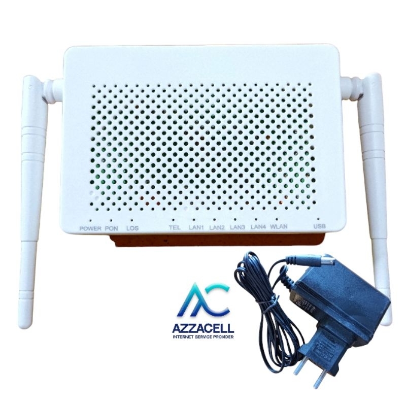 Jual zte f663 f663nv3a xpon ont baru bisa epon gpon adaptor 12v 1a nv3a ...