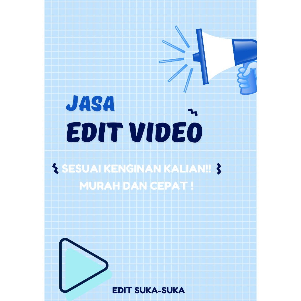 Jual JASA EDIT VIDEO MURAH CEPAT | Shopee Indonesia