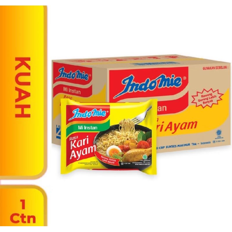 Jual Indomie Kari Ayam 1 dus isi 40 pcs | Shopee Indonesia