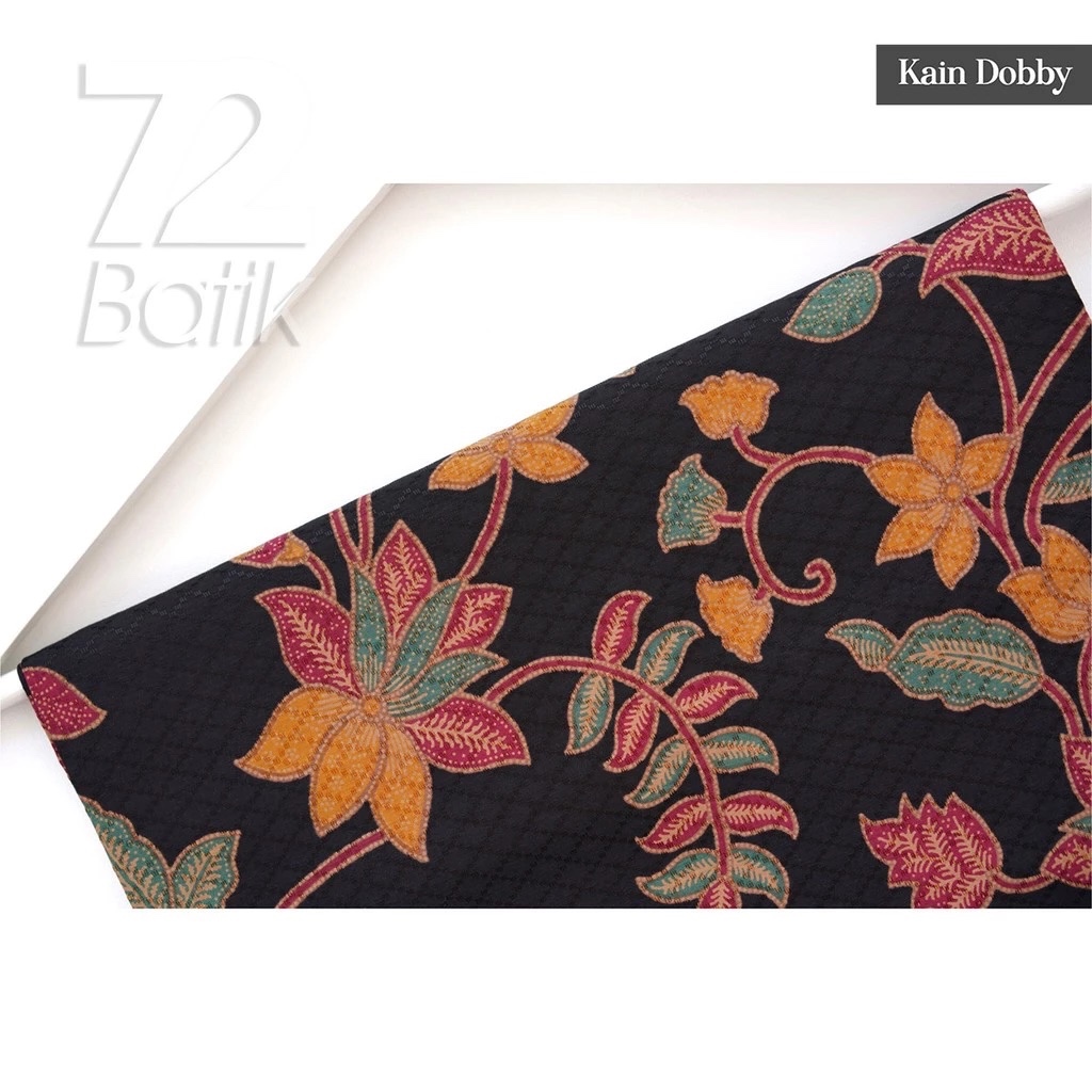 Jual Kain Batik Dobby Premium Motif Parang Warna Merah Kuning 72 Batik ...
