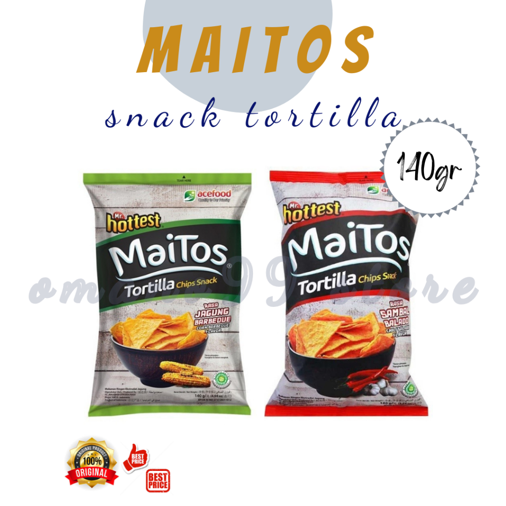 Jual Maitos Tortilla 140gr Rasa Sambal Balado | Shopee Indonesia
