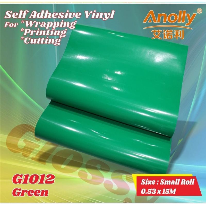 Jual HPL STICKER GREEN/HPL STIKER LANTAI/HPL STIKER HIJAU POLOS/HPL ...