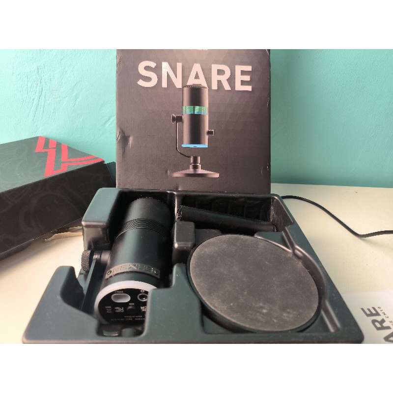 Jual Rexus CM-10 Snare MicrophoneCondenser Wired RGB LED Mikrofon ...