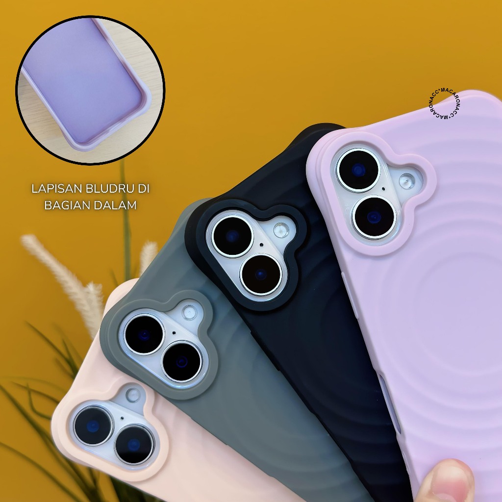 Jual Spiral Waves Magsafe Case Compatible for iPhone 11 12 13 14 15 16 ...