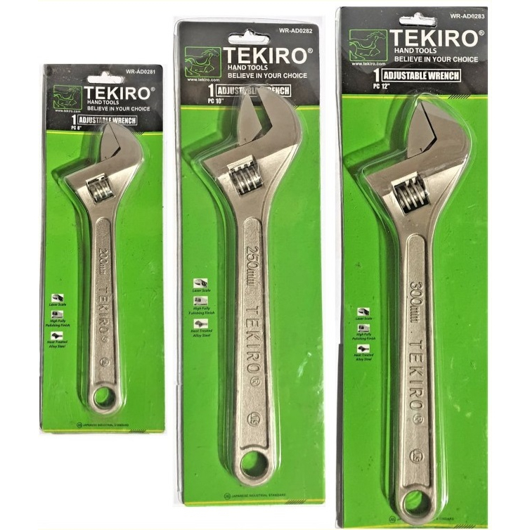 Jual KUNCI INGGRIS ADJUSTABLE WRENCH 8" 10" 12" INCH SETARA TEKIRO ...