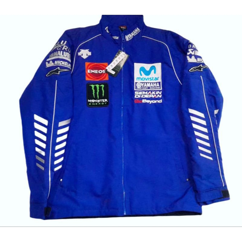 Jual Jacket Yamaha Factory Racing Movistar VR46 MotoGP Full Bordir ...