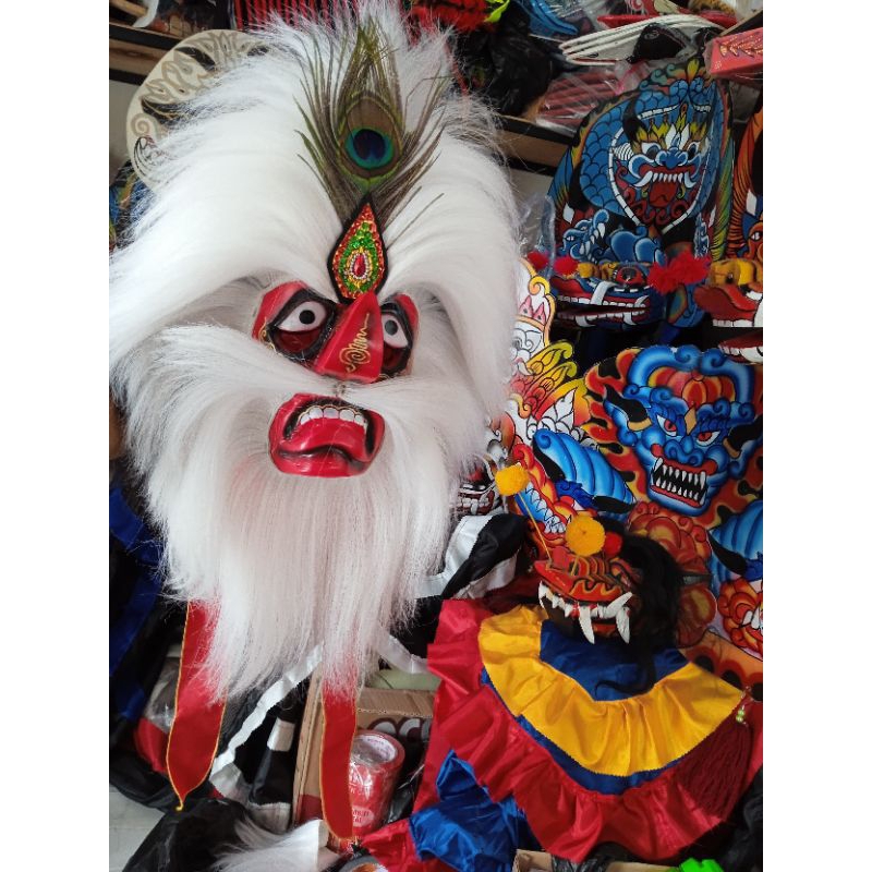 Jual topeng ganong pakem/ganongan pakem/bujang ganong termurah | Shopee ...
