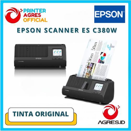 Jual EPSON SCANNER ES C380W WorkForce ES-C380W Wi-Fi Portable Sheet-fed ...