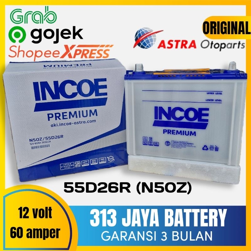 Jual ACCU BASAH AKI INCOE PREMIUM N50Z / 55D26R TRUCK FUSO , NEW DYNA 24volt ( pararel ...