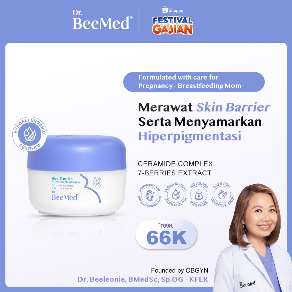 Jual Dr.BeeMed Bee Gentle Balancing Moisturizer 20g - Pelembap Kulit ...