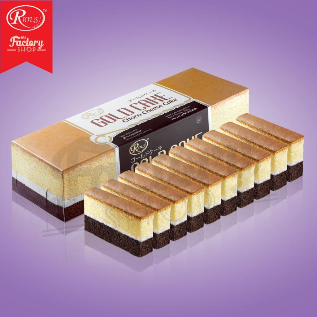 Jual Rious Gold Cake Japanese Cake Bolu Jepang Choco Cheese coklat ...