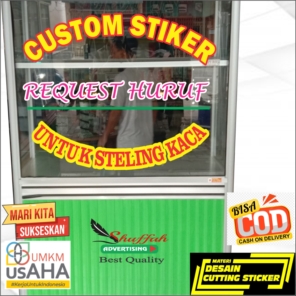 Jual STIKER CUTTING BUAT KACA STELING STIKER USAHA CUSTOM SUKA SUKA ...