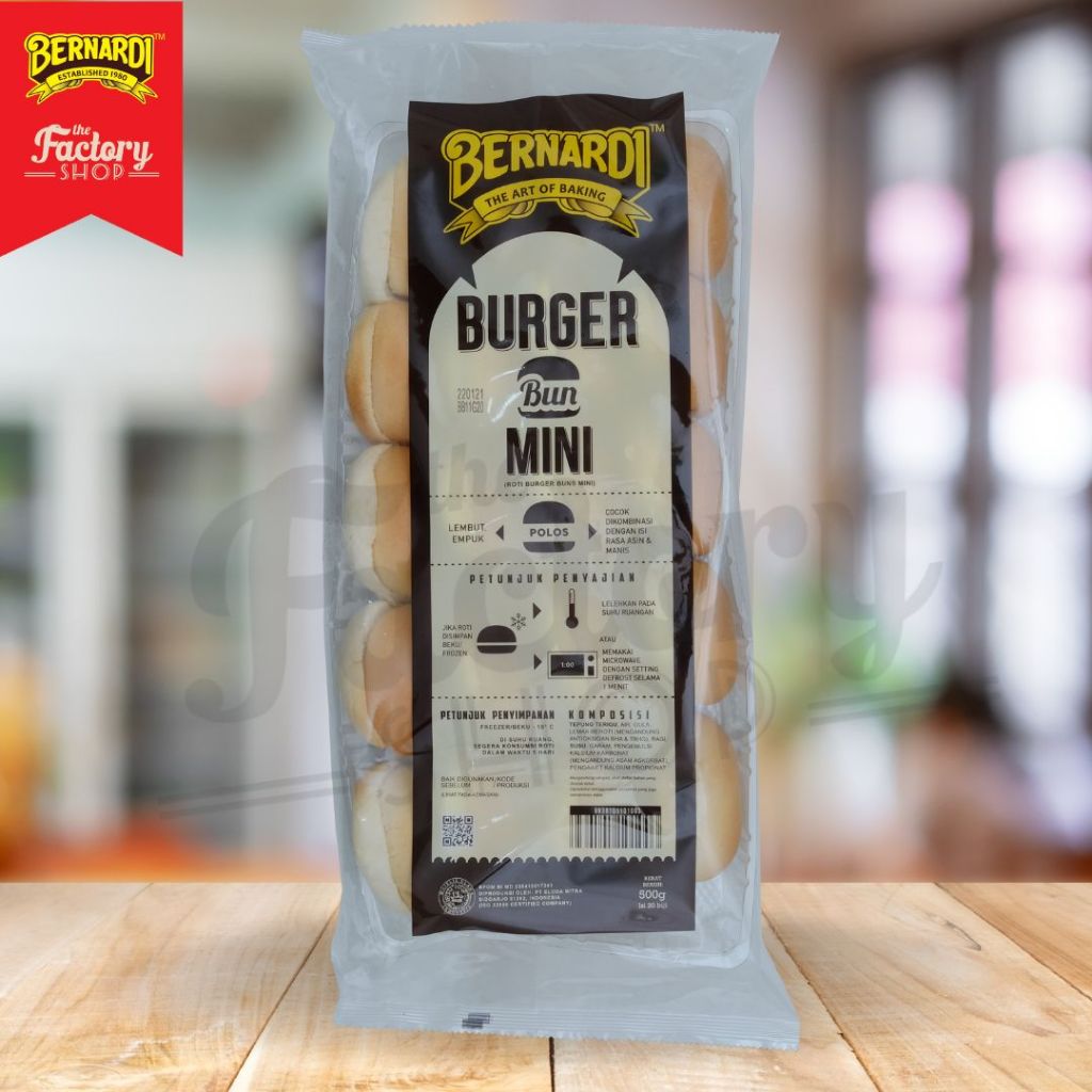 Jual Bernardi Roti Burger Bun Mini isi 20bj | Shopee Indonesia