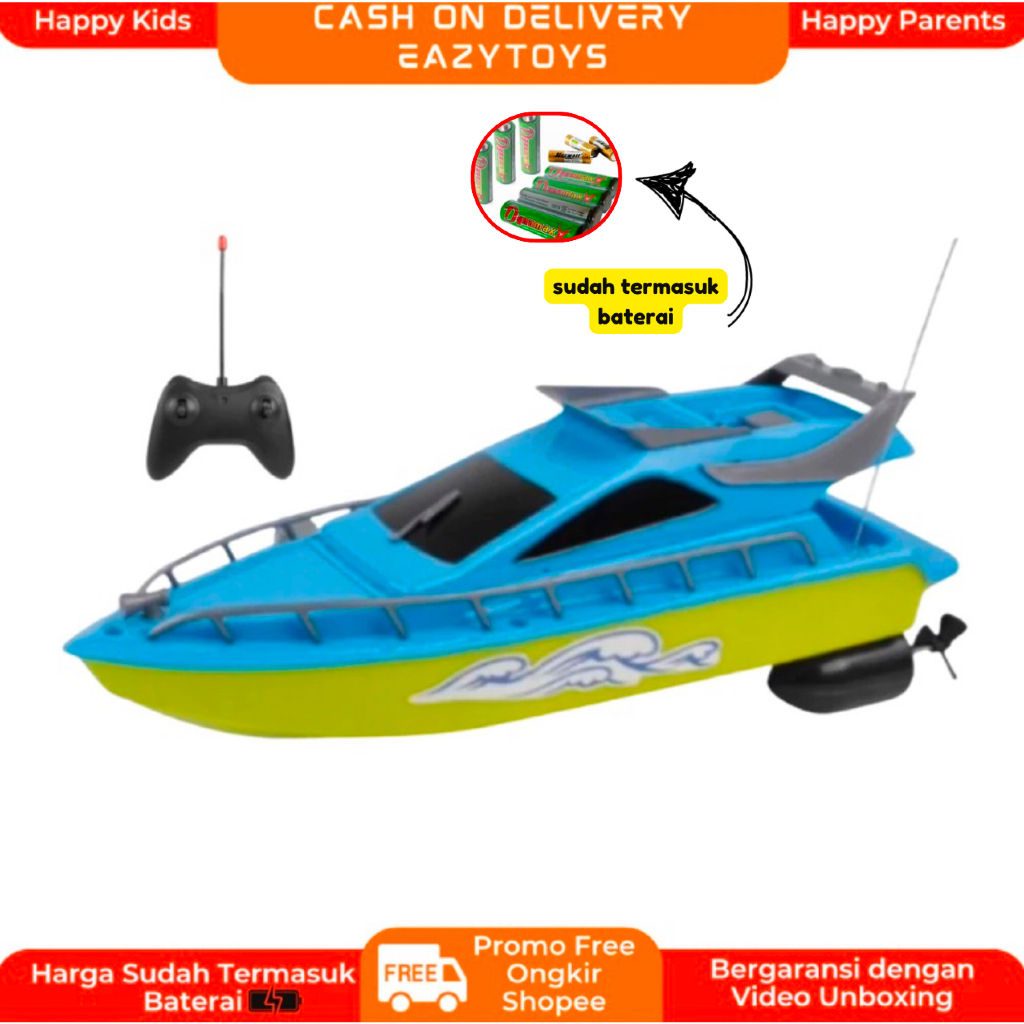 Jual RC Speed Boat Jet Ski Remote Control Perahu Air Kapal RC Speedboat ...