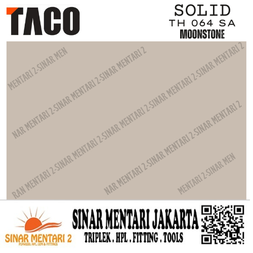 Jual TACO HPL SOLID COLOUR TH 064 SA MOONSTONE | Shopee Indonesia