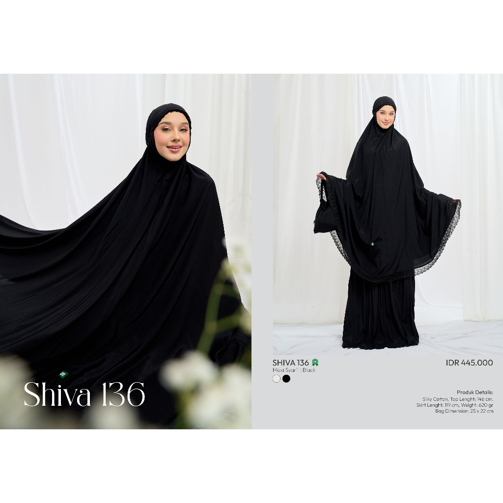 Jual Mukena Rukuh Telekung Silky Cotton Jumbo Maxi Syar'i Tatuis Shiva ...