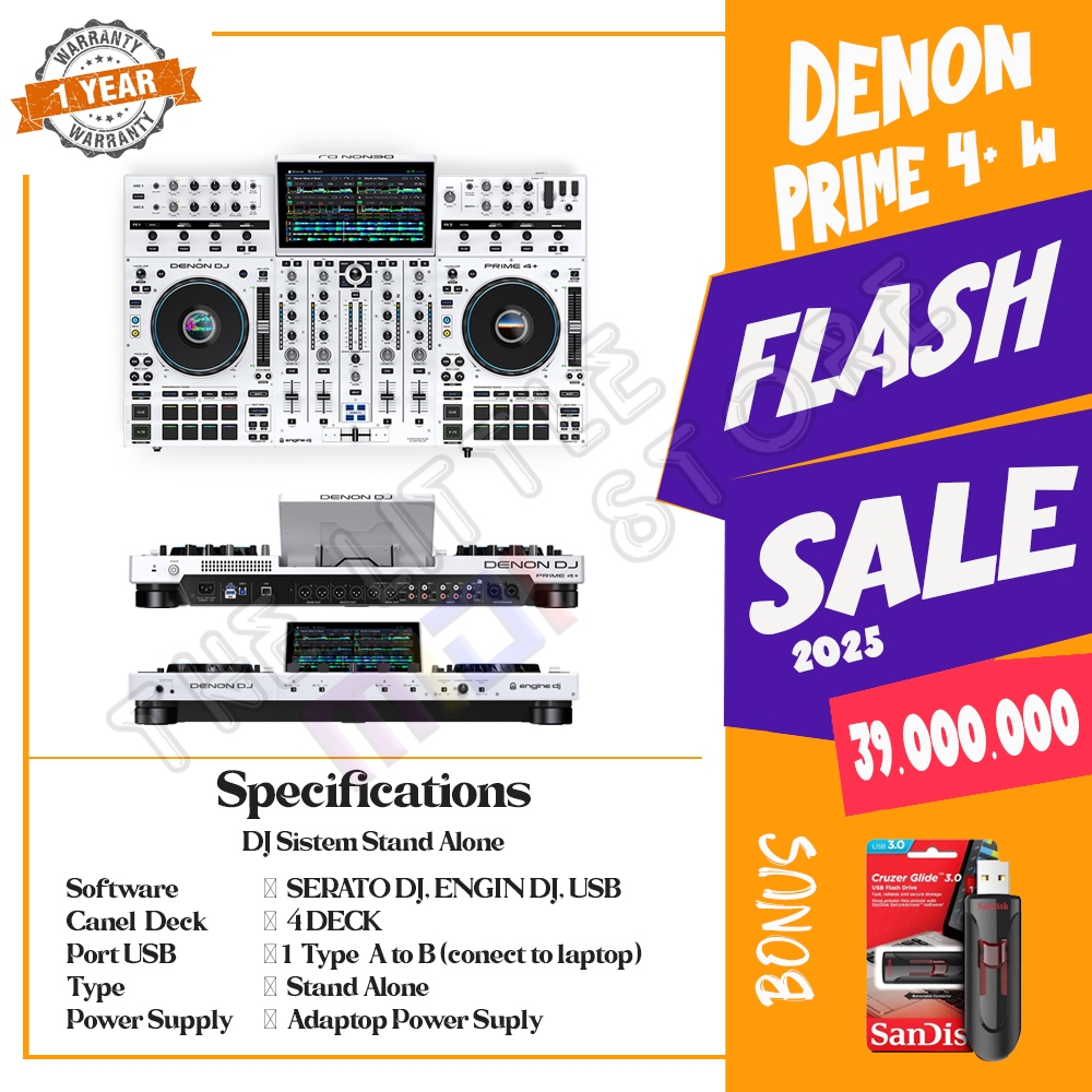 Jual Denon DJ Prime 4+ | Prime 4Plus Prime 4 Plus | Prime 4 + DJ Sistem ...