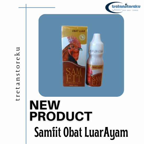 Jual Samfit Obat Ayam Sakit Mata Merah Bengkak Berair Berbusa Snot Luka ...