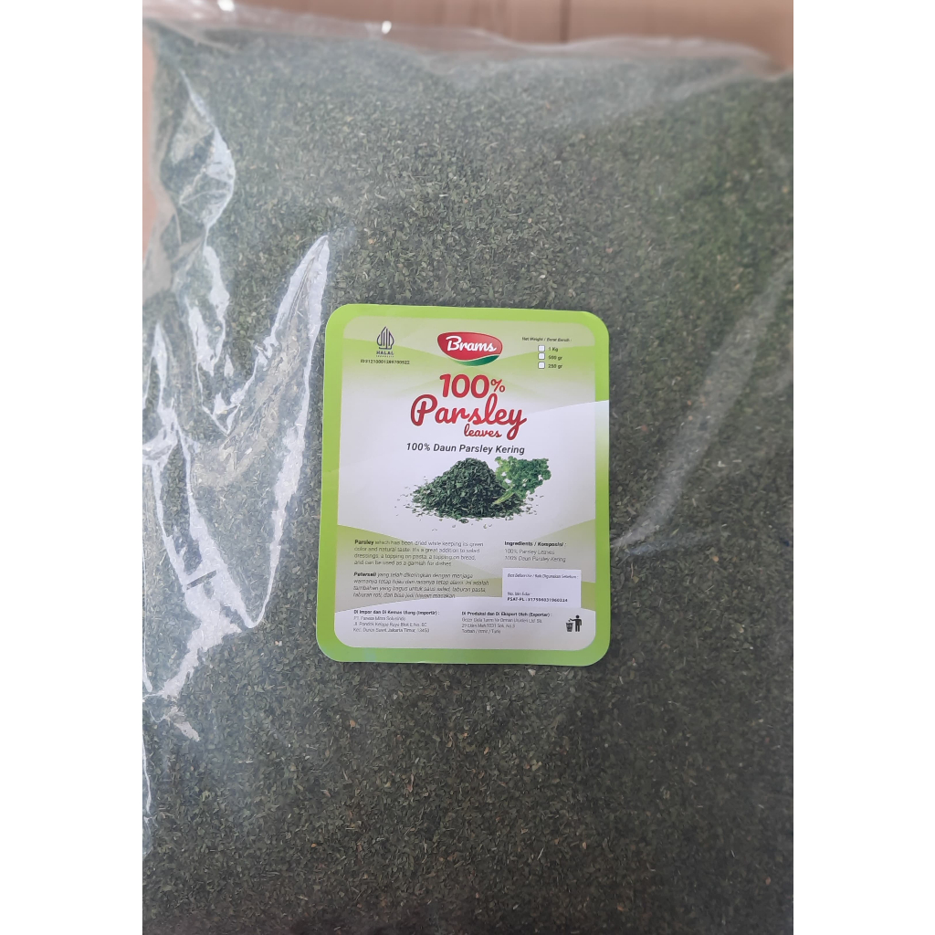 Jual USA Parsley Dried 500 Gram / Daun Parsley Kering / Peterseli 500 ...