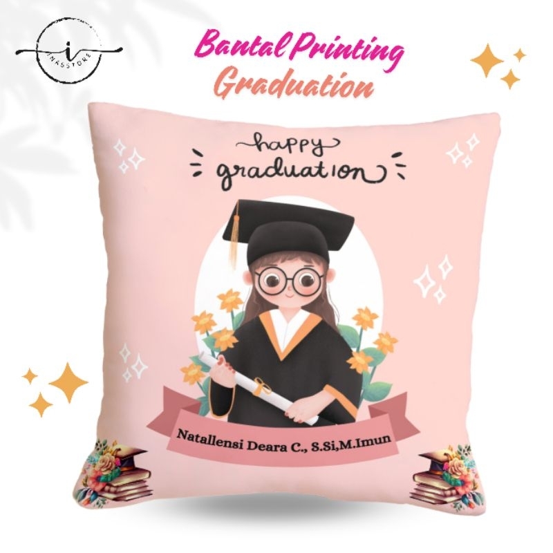 Jual BANTAL GRADUATION / BANTAL FOTO PRINTING / BANTAL CUSTOM PRINTING ...