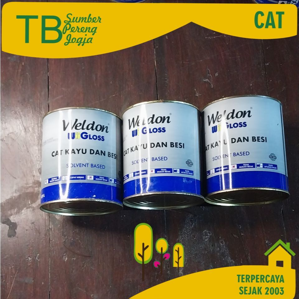Jual Cat Kayu dan Besi Weldon 0,9 Liter Interior dan Exterior | Shopee ...