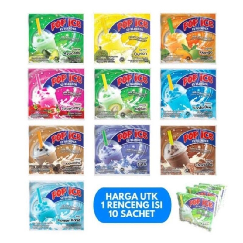 Jual POP ICE BERANEKA RASA 25 GR x 10 PCS | Shopee Indonesia