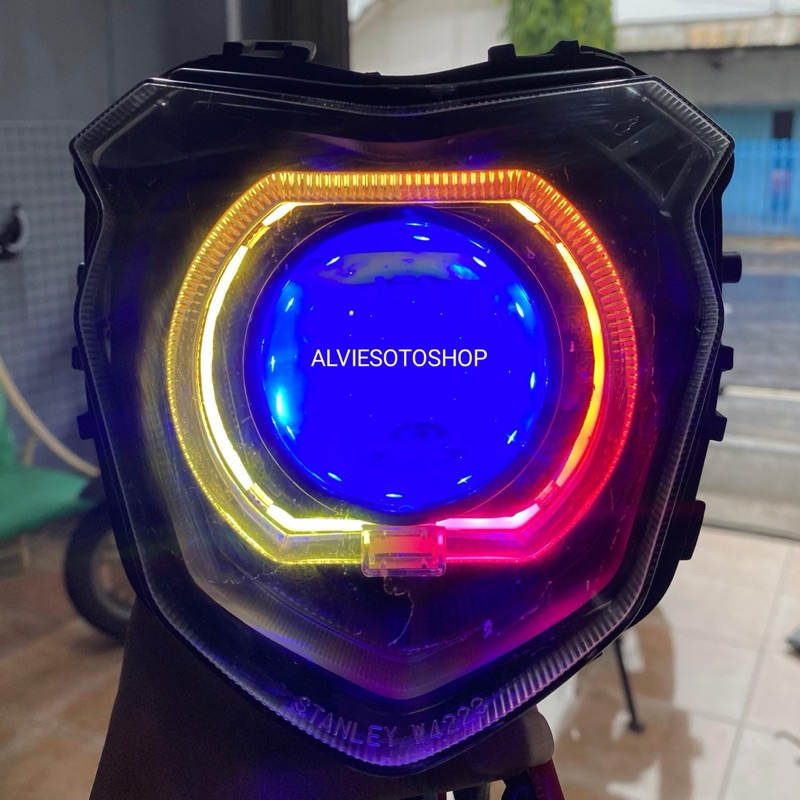 Jual Lampu Biled Crf Aes Turbo Experince Rgb Running Reflektor Crf ...