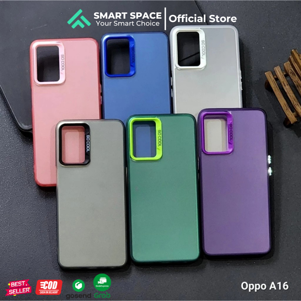 Jual [SPCE] Case IMD Color Plate Hologram TPU For OPPO A16 A3S Doff ...