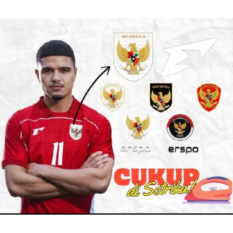 Jual Emblem timnas Indonesia 2025/emblem Jersey satuan/logo timnas ...