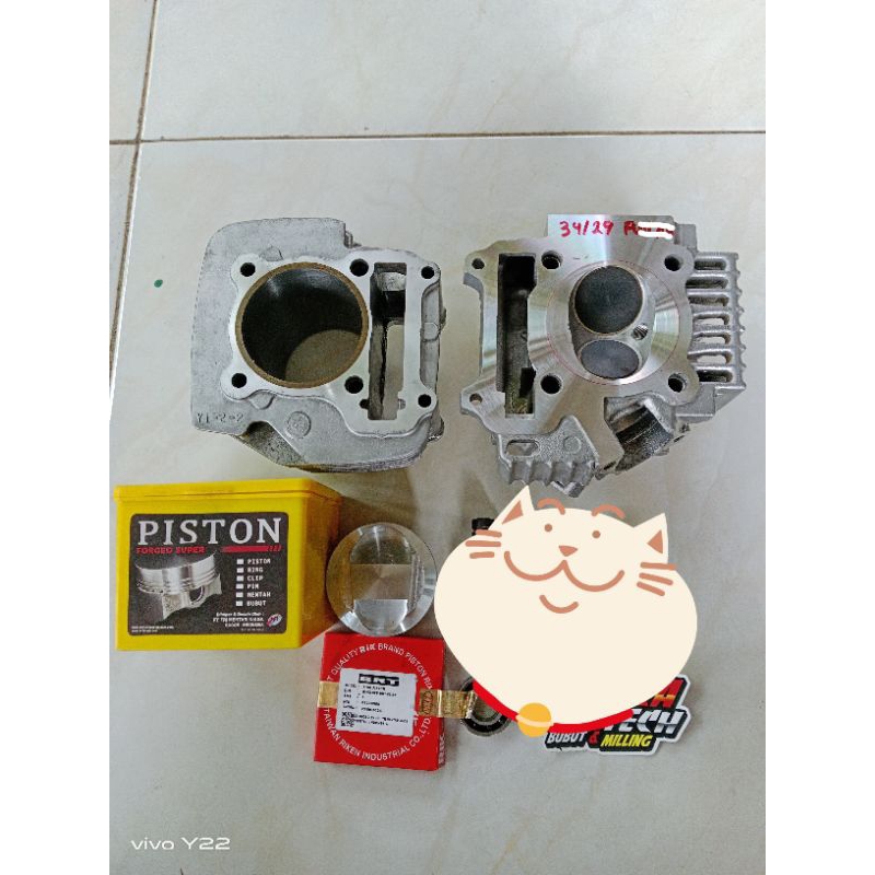 Jual head &blok silinder jupiter 5tp 200cc | Shopee Indonesia